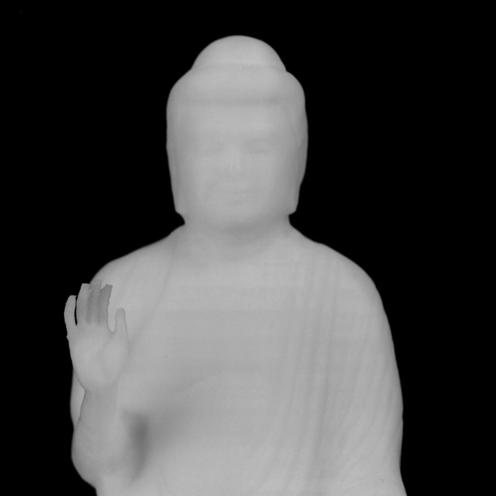 3D Printable Seated Amida, the Buddha of the Western Paradise at the ...