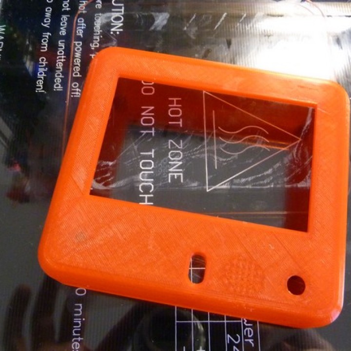 3D Printable Case for LCD screen by campain christophe