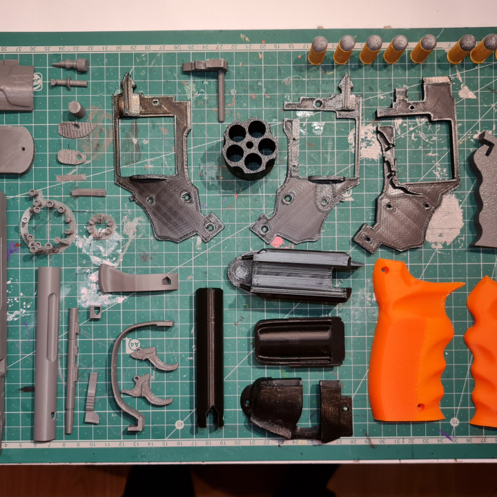 3D Print of Deckards Blaster - Blade Runner by McMosfet