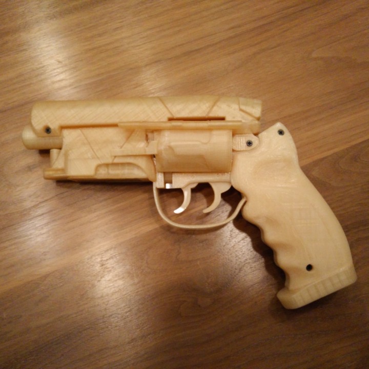 3D Print of Deckards Blaster - Blade Runner by andrewforster