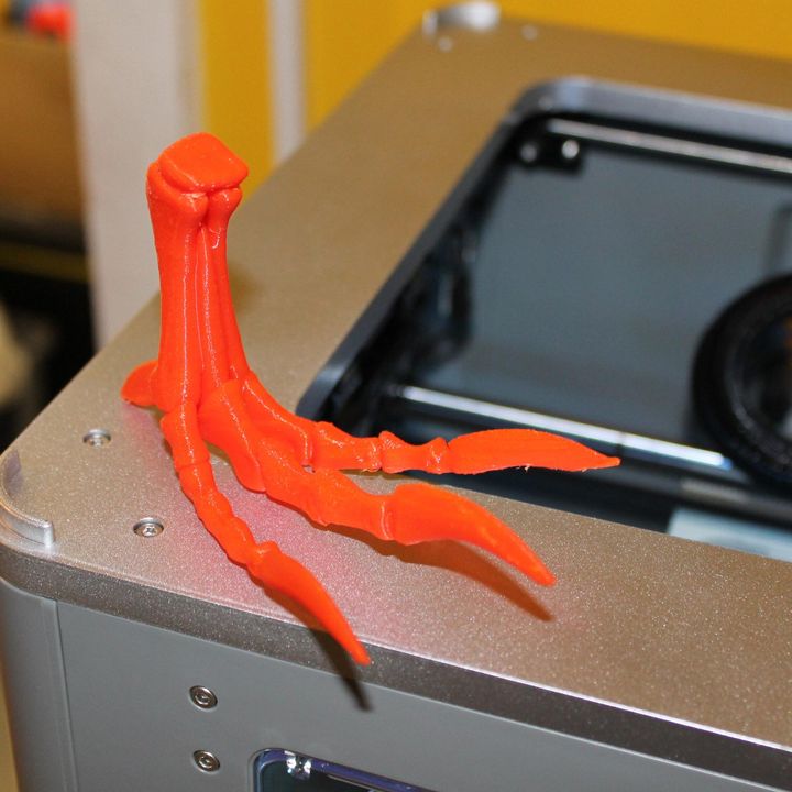 3D Printable Dinosaur Foot by Anush Tehrani