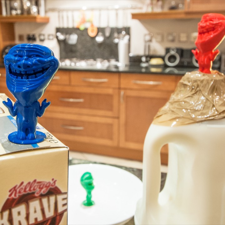 3D Printable "Trollface" (Coolface) meme character (Little-Meme) by ...