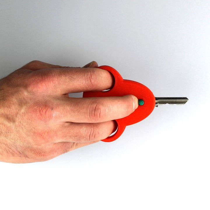 3D Printable Slide Key Holder by Luca Parmegiani