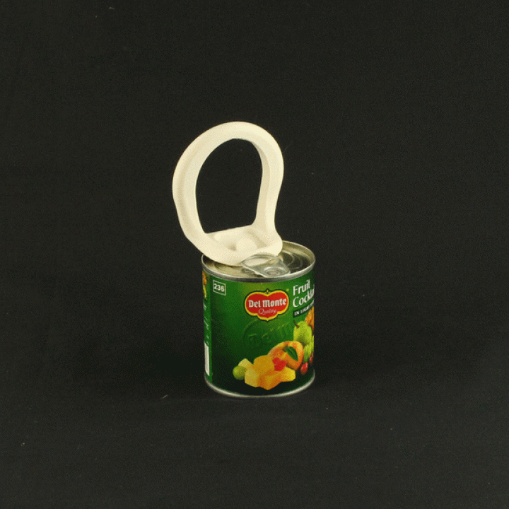 3D Printable Ring Pull Can Opener by Luca Parmegiani