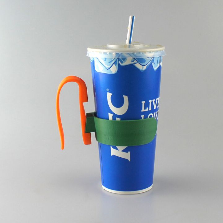 3D Printable Paper cups holder for hand support by Luca Parmegiani