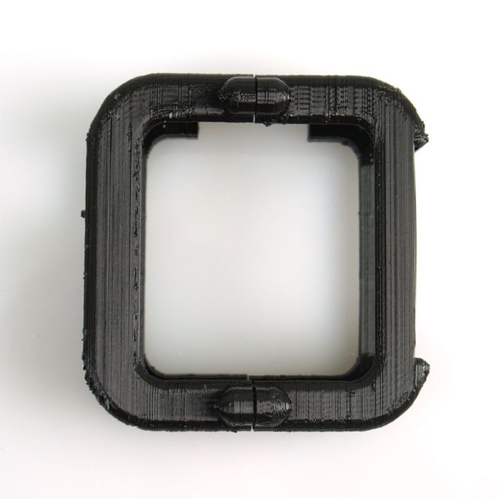 3D Printable Pebble Watch Slide-on Case by Ethan Nelson