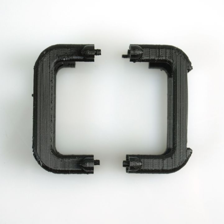 3D Printable Pebble Watch Slide-on Case by Ethan Nelson