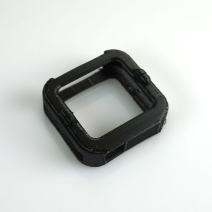 3D Printable Pebble Watch Slide-on Case by Ethan Nelson