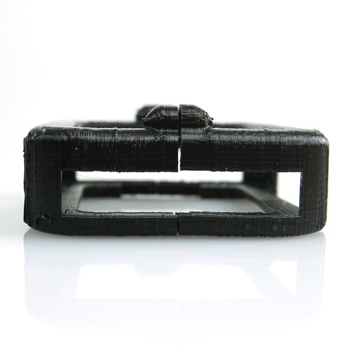 3D Printable Pebble Watch Slide-on Case by Ethan Nelson