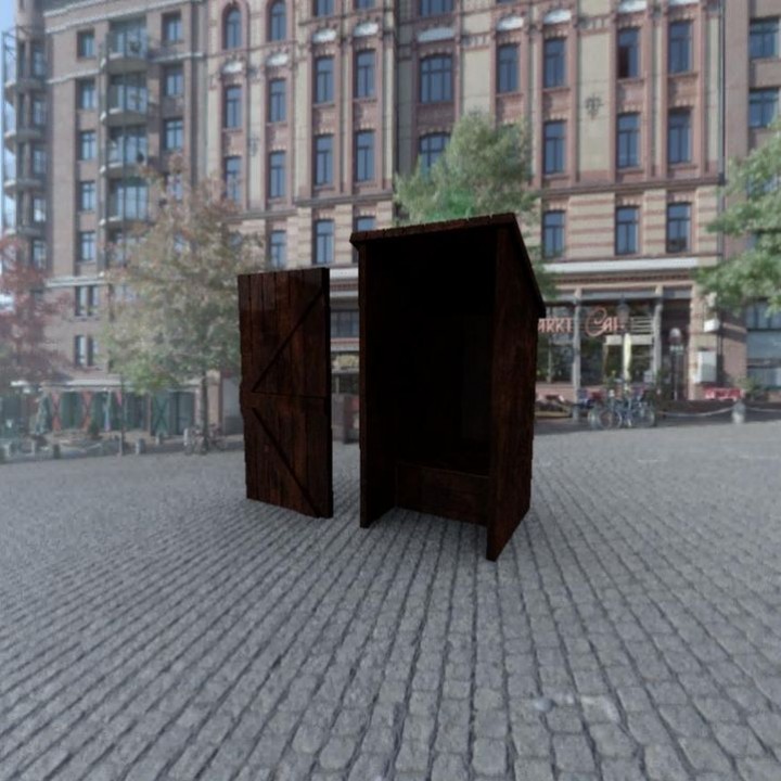 3D Printable Outside Loo by Jeremy Connaughton