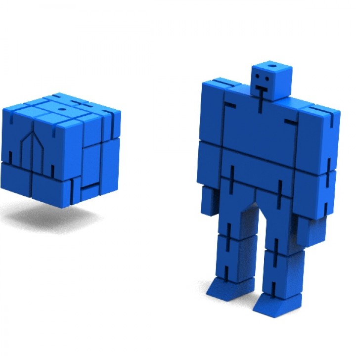 3D Printable SMALL CUBE ROBOT by Menanteau Nicolas