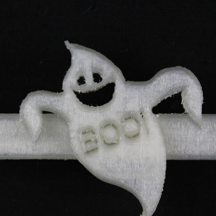3D Printable Ghost Tie Clip by Jeremy Connaughton
