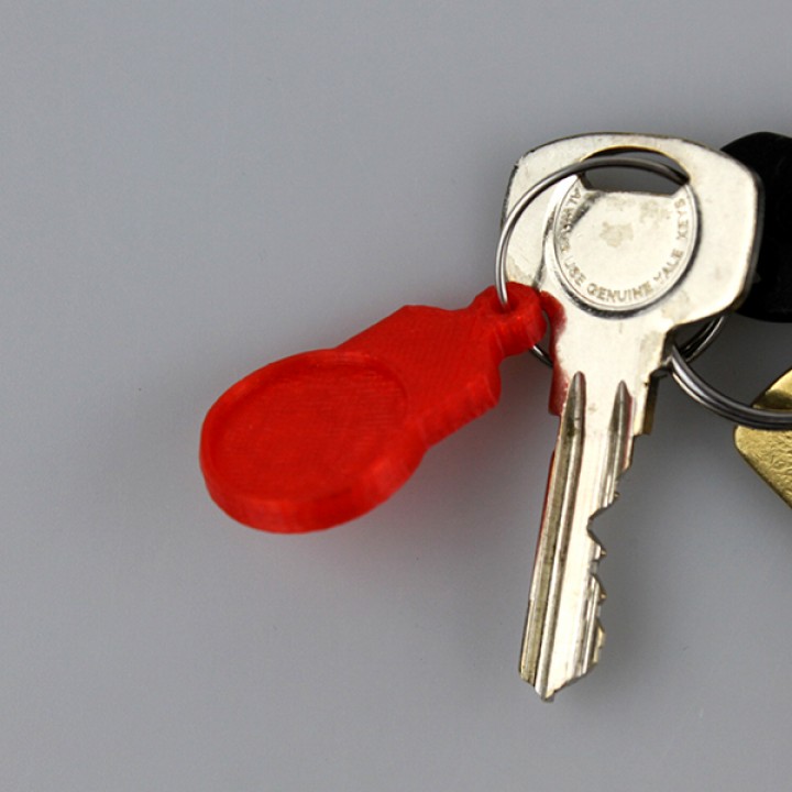 3D Printable Coin Key Chain by Jesús Ramírez de arellano