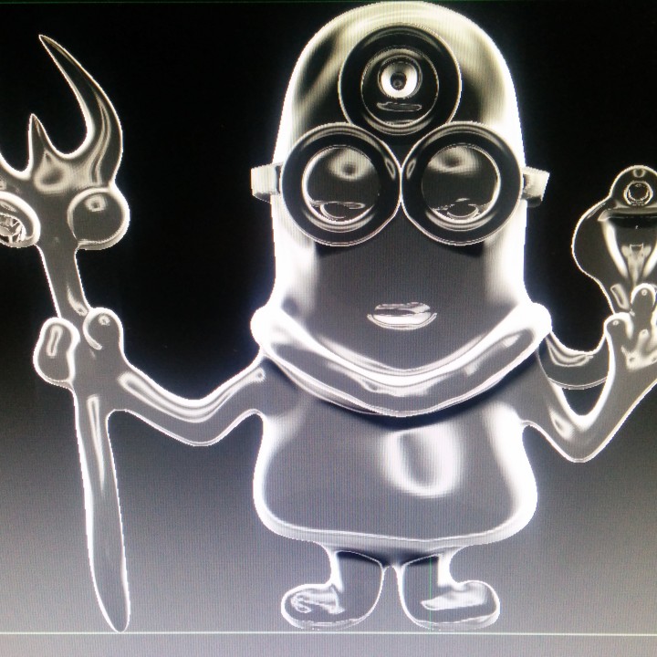 3D Printable Minion Joint Baba by karan sangani