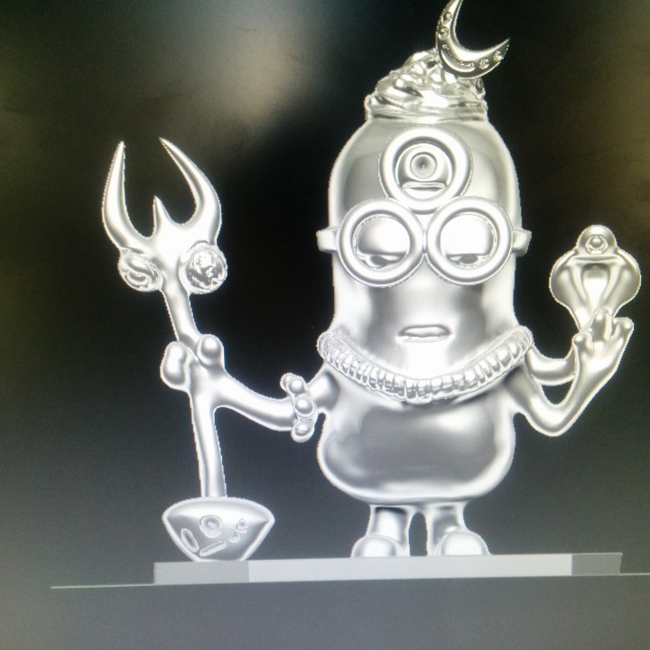 3D Printable Minion Joint Baba by karan sangani