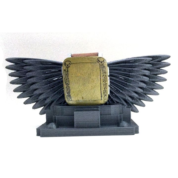 3D Printable winged pebble doc/stand by mike thorpe