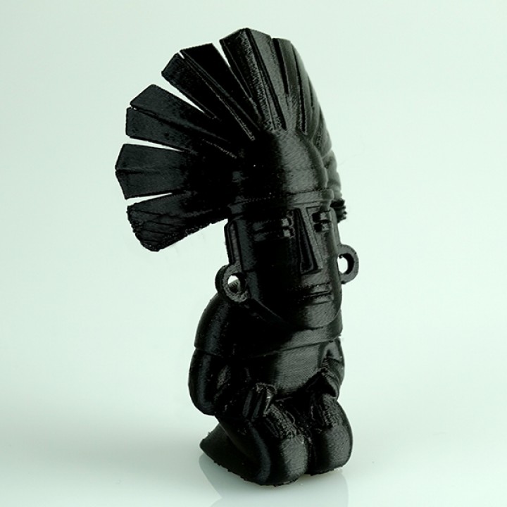 3D Printable Aztec sculpture (LQ) by Nick Markellov
