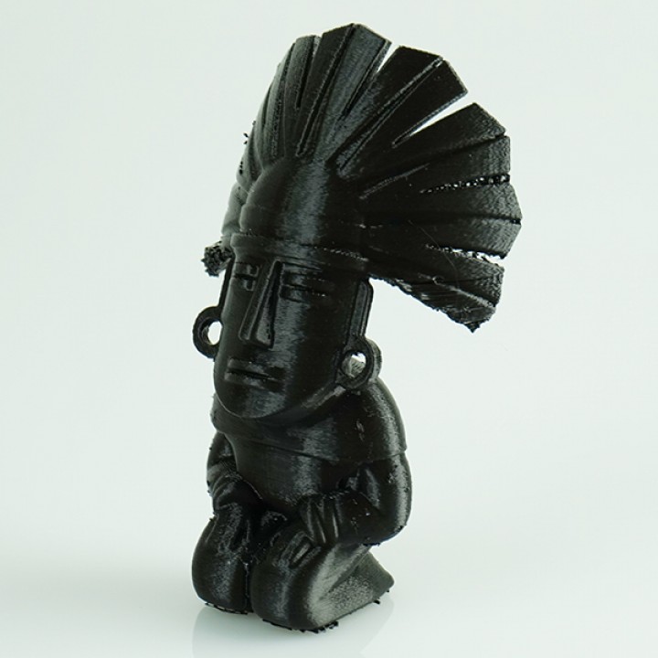 3D Printable Aztec sculpture (LQ) by Nick Markellov