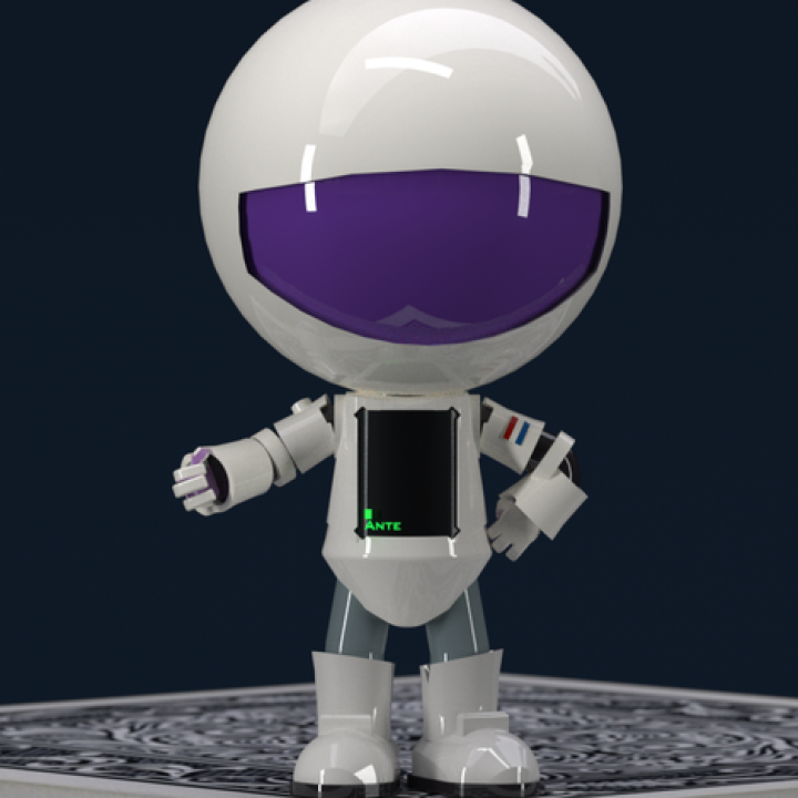3D Printable Spaceman by Dal Part