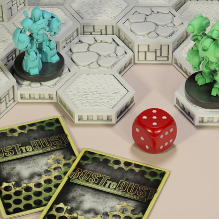 3D Printable Open Board Game. Double Stack Brick by Thinker Thing