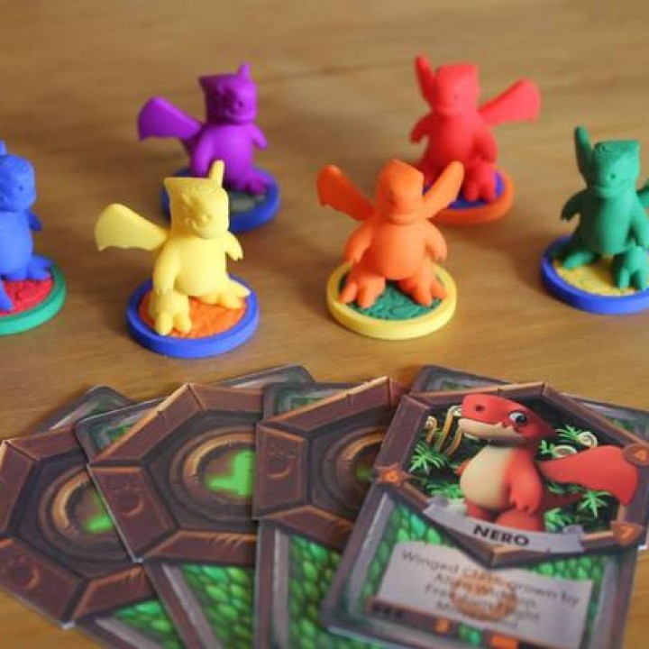 3D Printable Open Board Game. 3 Color Nero by Thinker Thing