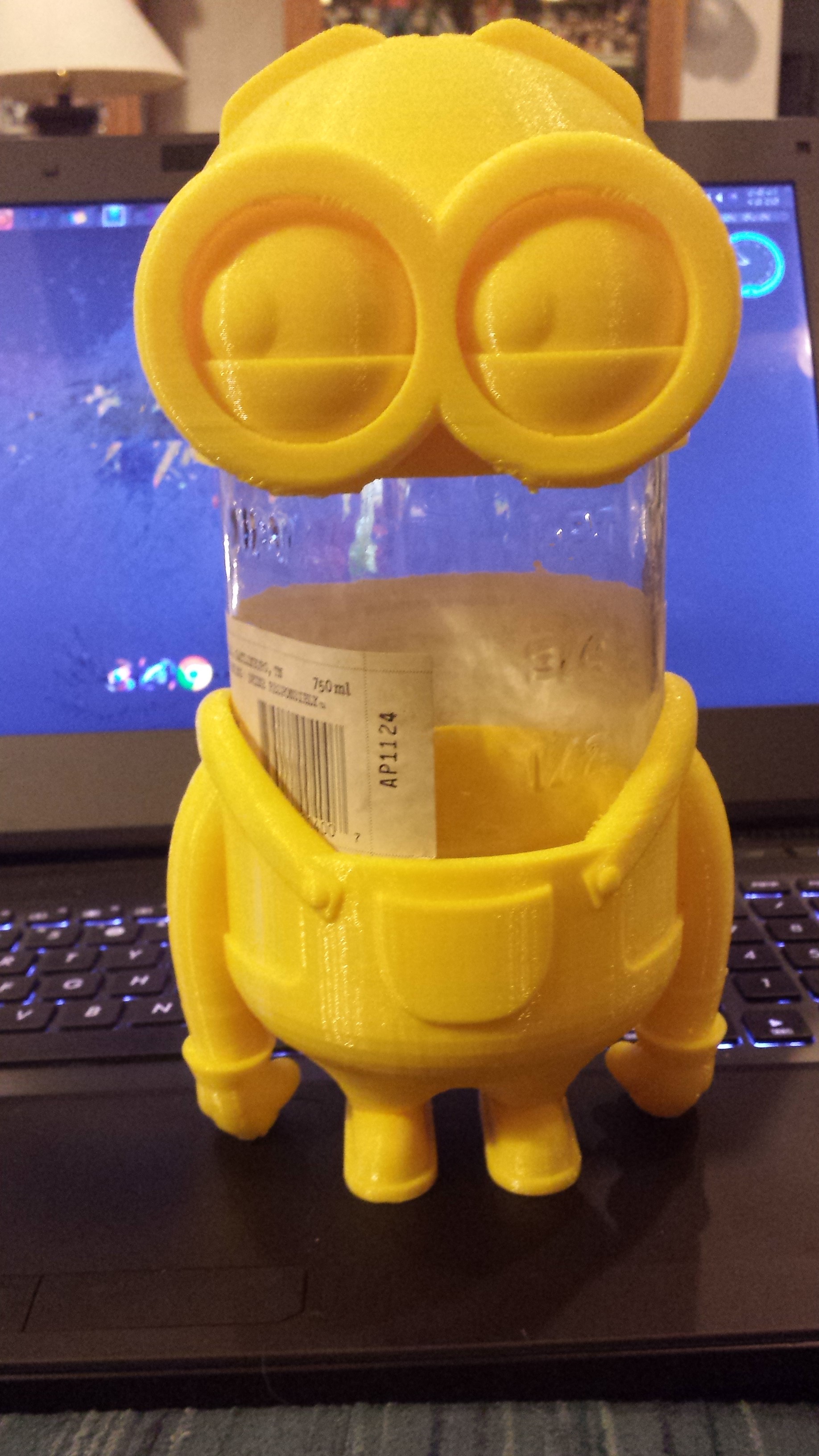 3D Printable MINION Money / Tip Box by Cemal Cetinkaya