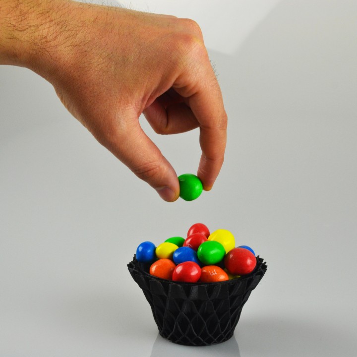 3D Printable Pattern Bowl by Simone Fontana