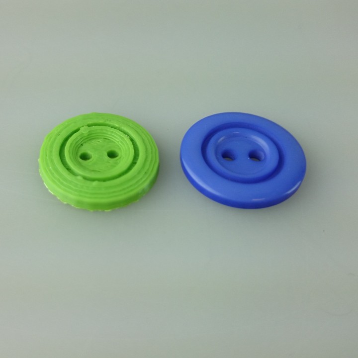 3D Printable Button for cloth by Deepak Devmore