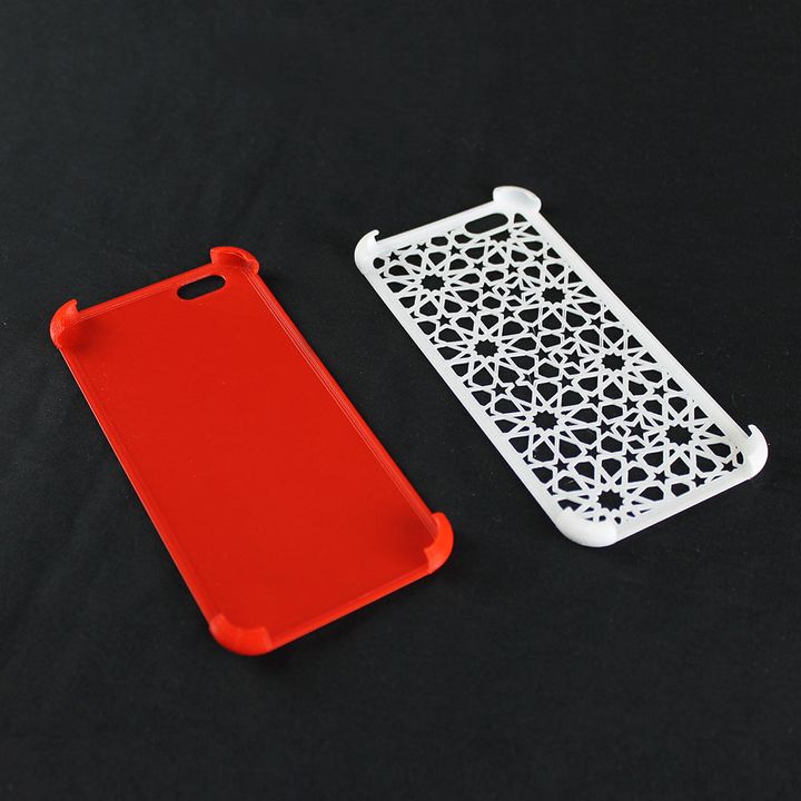 3D Printable STARS iPhone 6/6S Case by Cemal Cetinkaya
