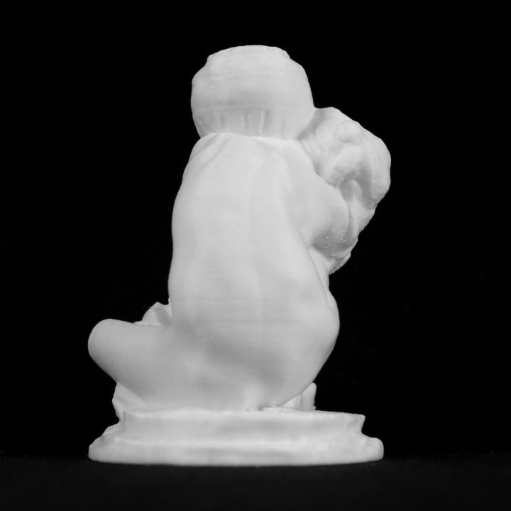 3D Printable Fallen Caryatid with Urn at the Musée Rodin, Paris by ...