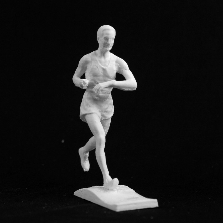 3D Printable Perpetual Pace Man in Lausanne, Switzerland by Scan The World