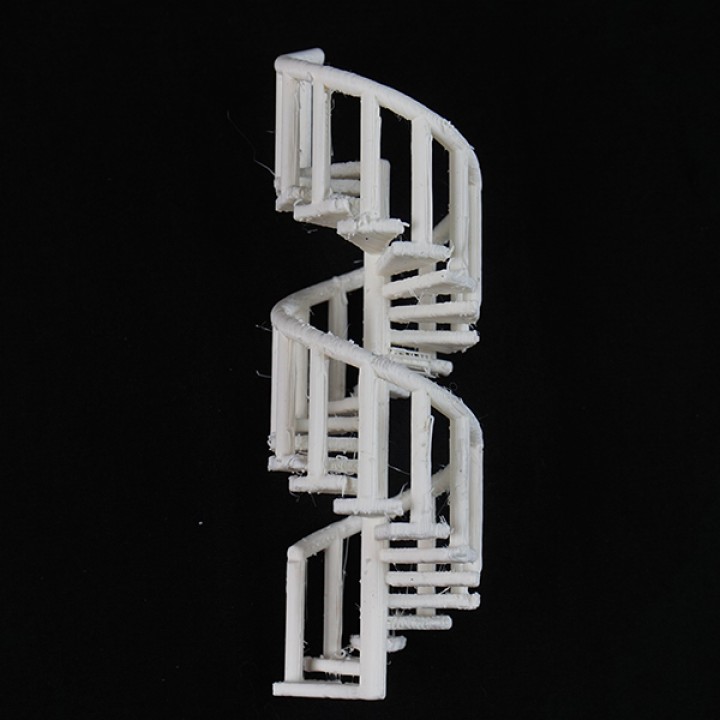 3D Printable Spiral Staircase by Alex Kaa