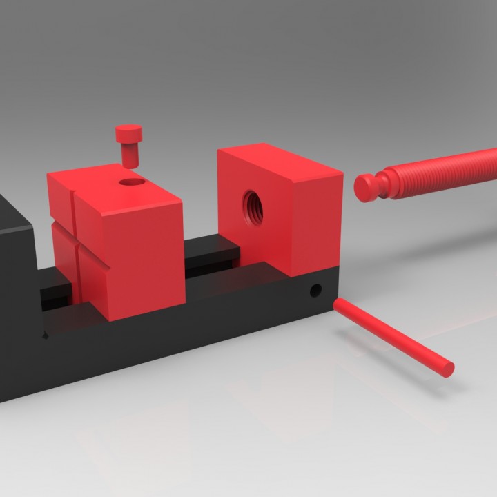 3D Printable Fully 3D Printed Vice by Mary Adrien