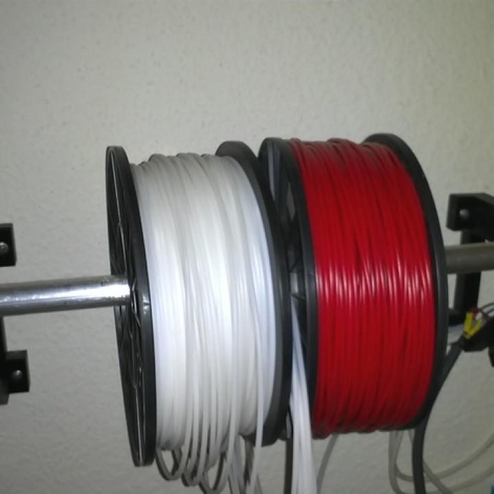 3D Printable Support for coil with rod 20mm by Exa Tech