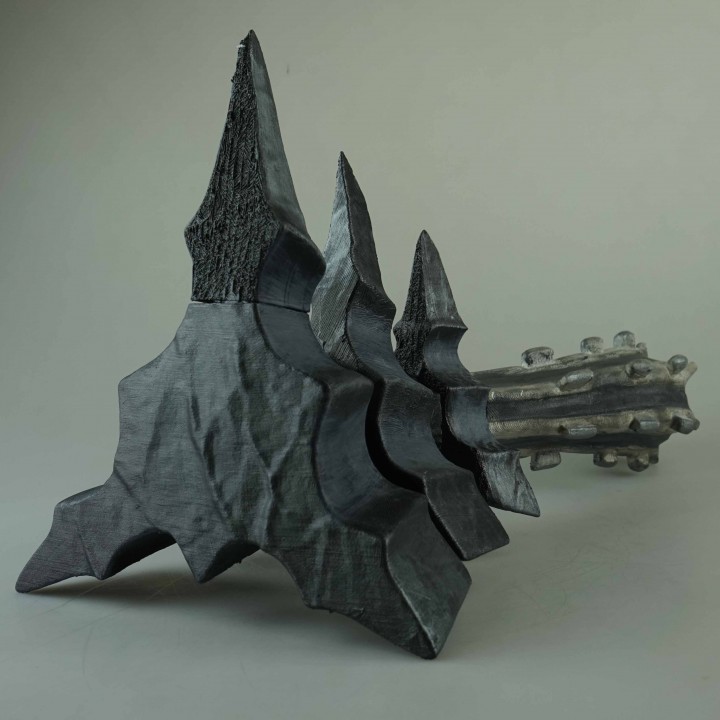 3D Printable Bolg's Mace - BATTLE MOPS by ercin gunduz