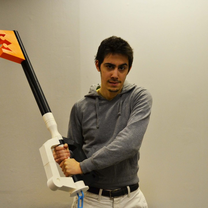 3D Printable Kingdom Hearts Keyblade by Simone Fontana
