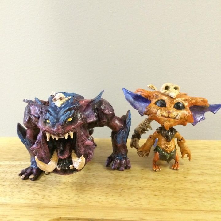 3D Printable Gnar and Mega Gnar - The Missing Link - League Of Legends ...