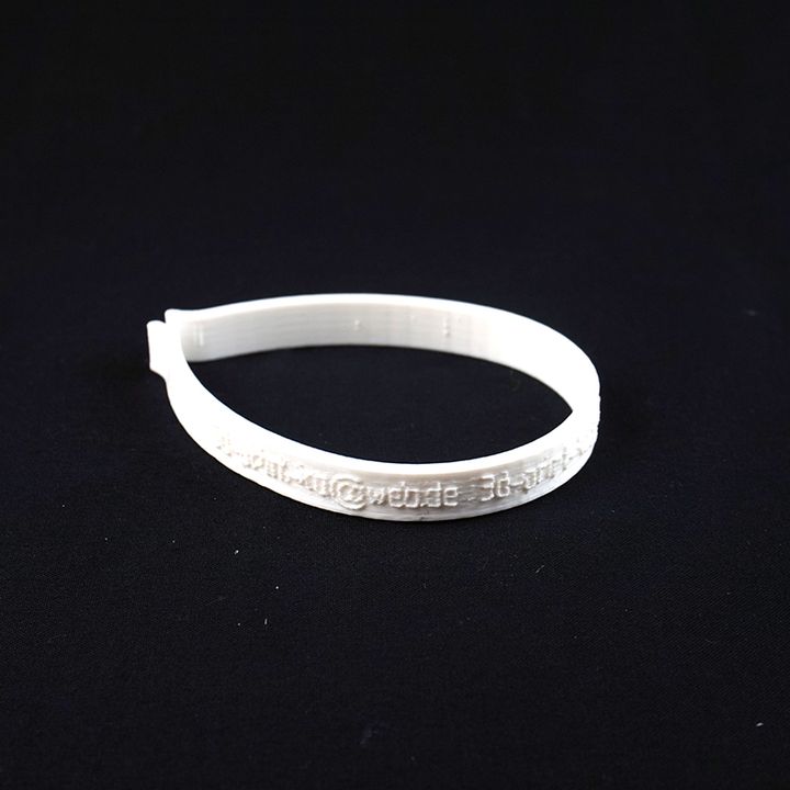 3D Printable TROUSER BANDS CLIP BICYCLE CYCLE BIKE by 3D Printer ...