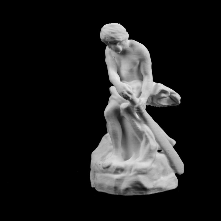3D Printable Charon, the boatman of Hades at the Louvre, Paris, France ...