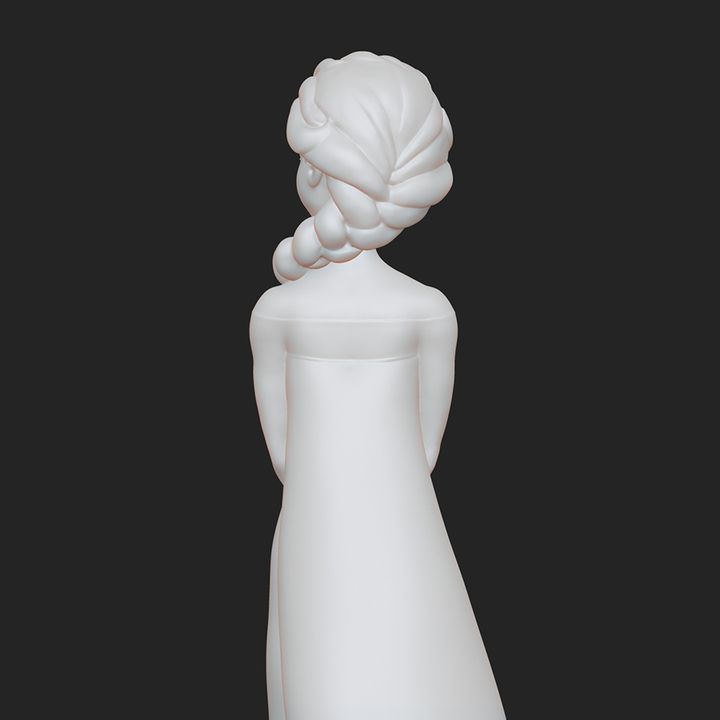 3D Printable Elsa from Disney's Frozen by Patricija Pesut Bosanac