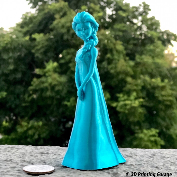 3D Print of Elsa from Disney's Frozen by Elsa7