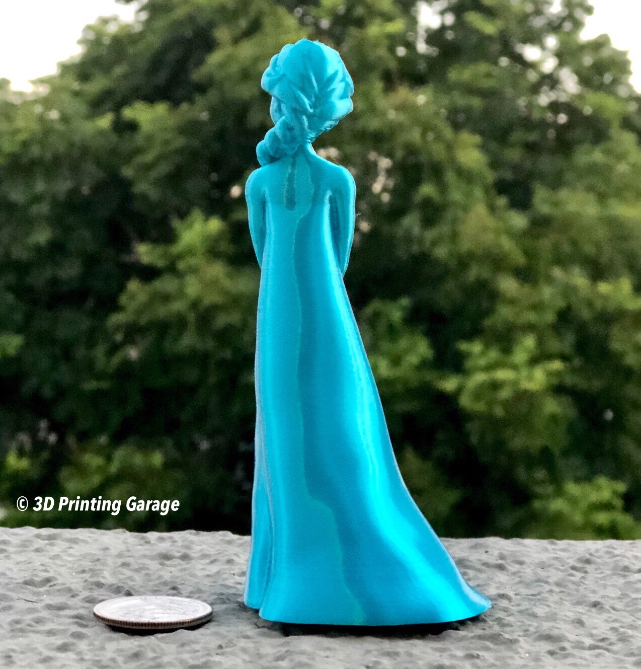 3D Printable Elsa from Disney's Frozen by Patricija Pesut Bosanac