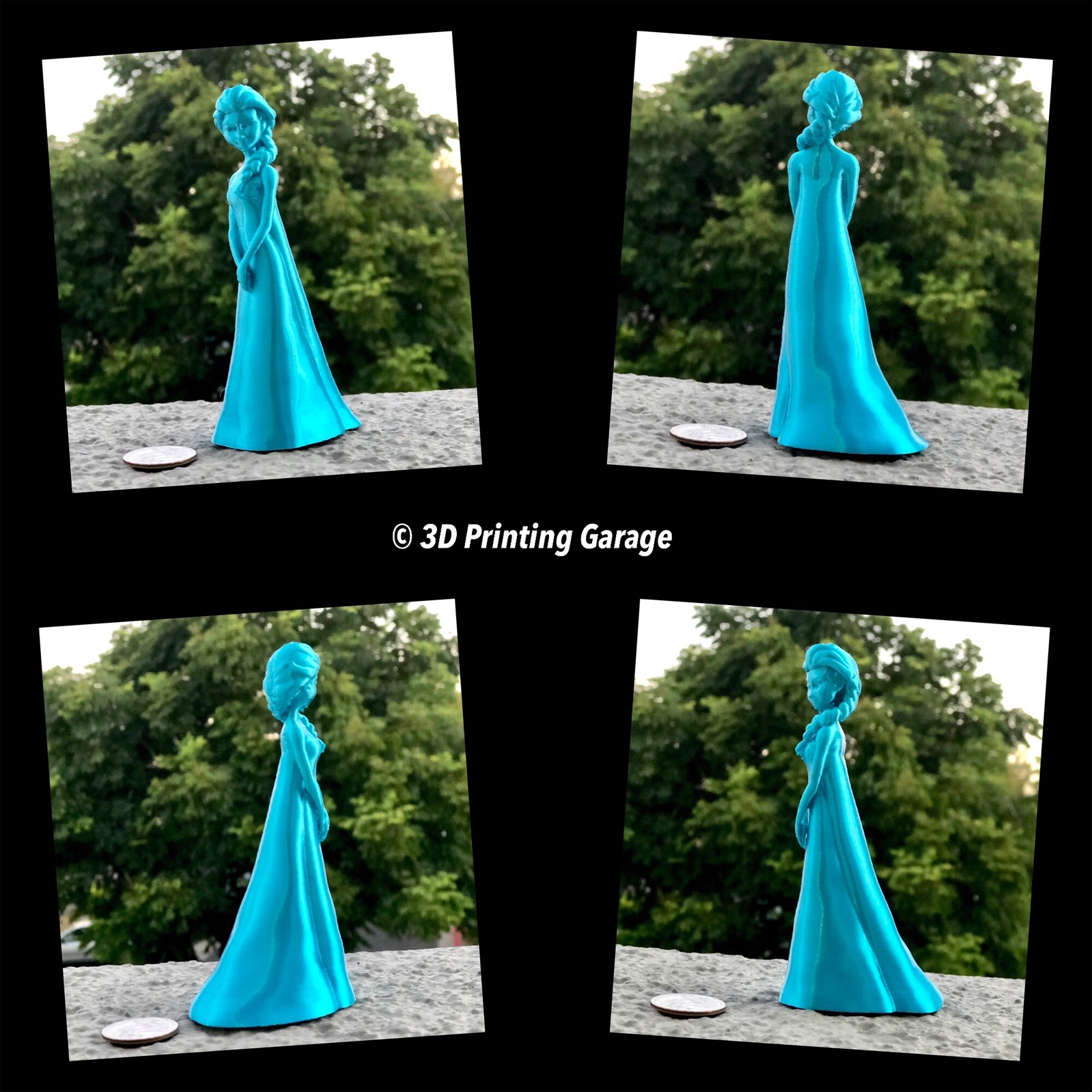 3D Printable Elsa from Disney's Frozen by Patricija Pesut Bosanac