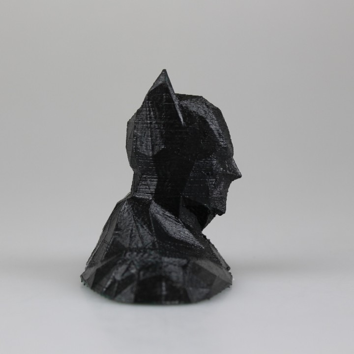 3D Printable Batman low poly bust by Marco Autilio