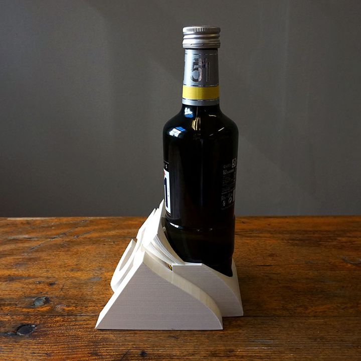 3D Printable Pastis 51 Spirit Stand - Tactile Packaging for the blind ...