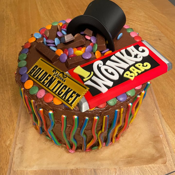 3D Print of Wonka Bar - Charlie and the Chocolate Factory Prop by ...