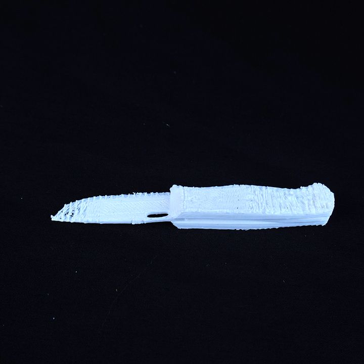 3D Printable Simple Knife Design by Brian McGauley