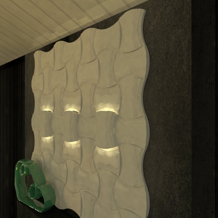 3D Printable Tile mold set by Kaisa Putkisto