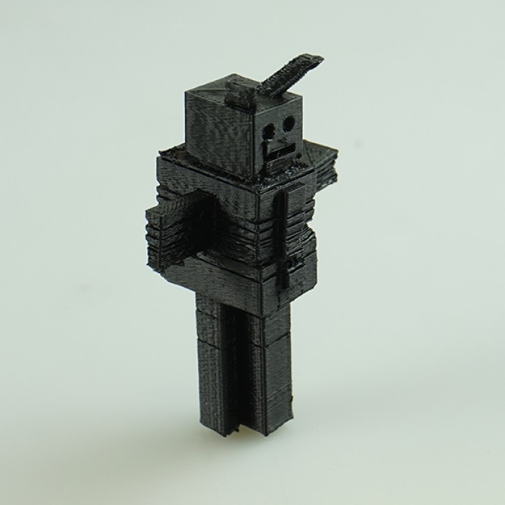 3D Printable Katie's Road Safety Robot by Holbrook Primary School