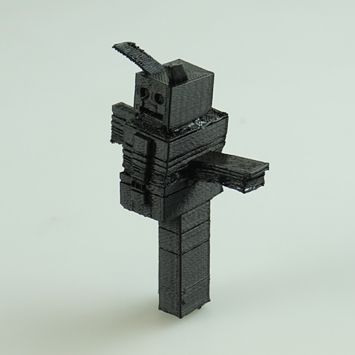 3D Printable Katie's Road Safety Robot by Holbrook Primary School